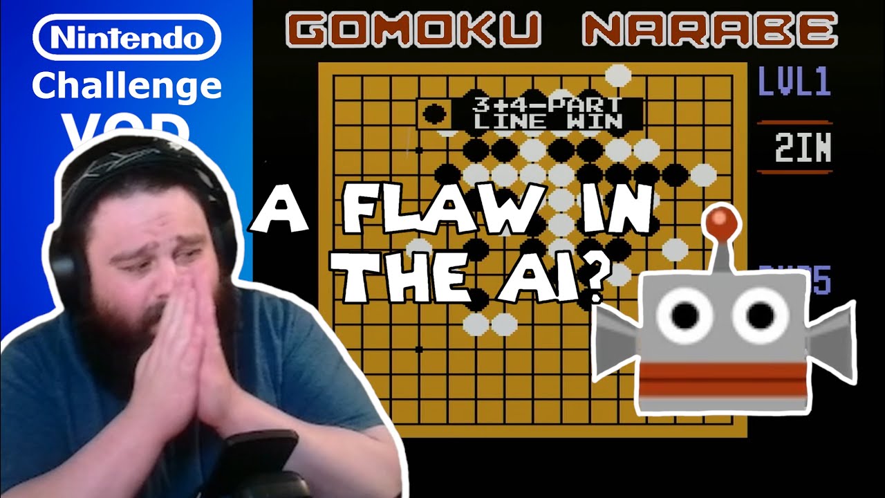 [VOD] Beating EVERY Nintendo Game - Gomoku Narabe Renju (Game #53 ...