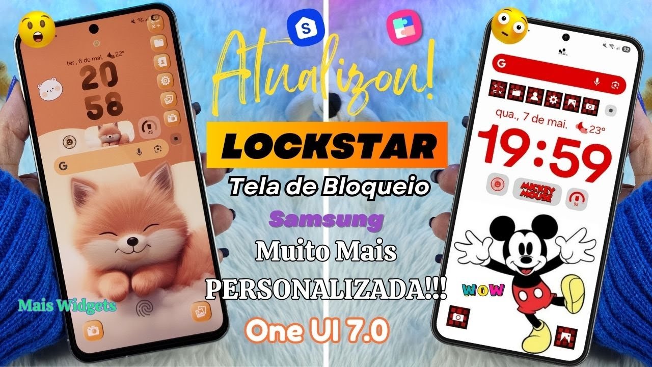 🔥ATUALIZOU🔥LOCKSTAR (GOOD LOCK) - Tela de Bloqueio do SAMSUNG Muito MAIS PERSONALIZADA! One UI 7 ...