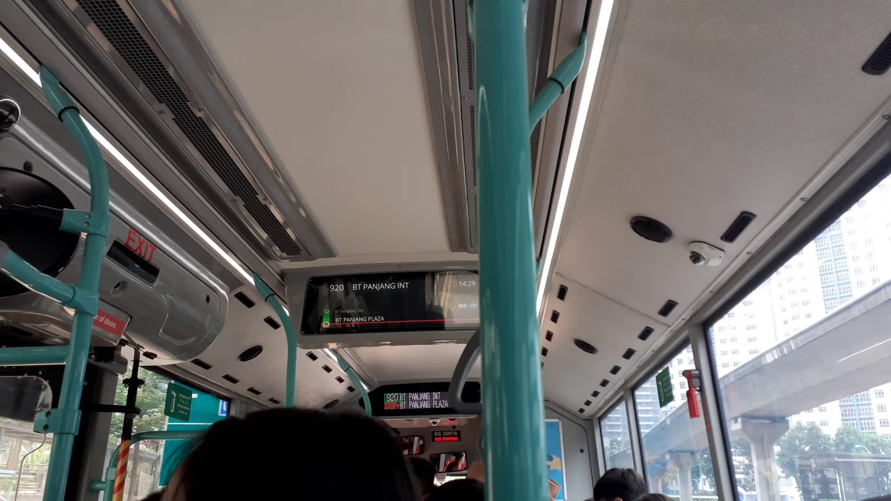 SMRT Buses: Ride Onboard [SG3007A] On Service 920 (Part 2) - YouTube