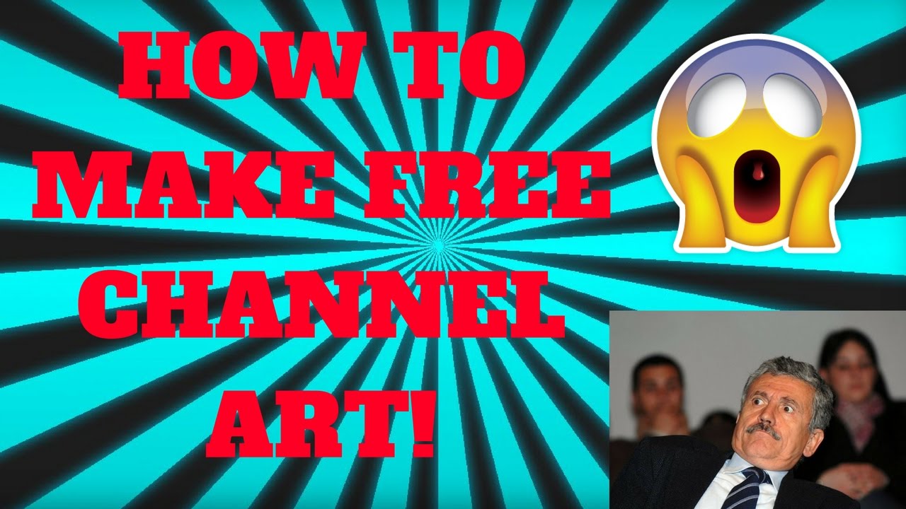 How to make your own professional Youtube Channel Art Easiest Way ...