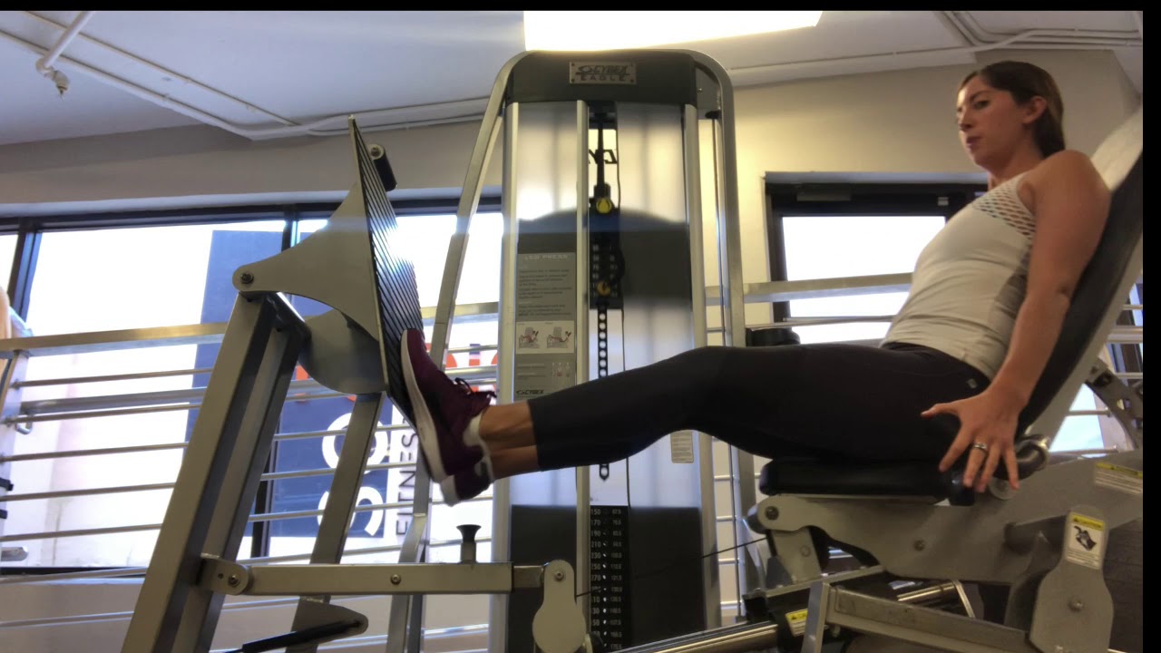 Calf Raise on Leg Press Machine - YouTube