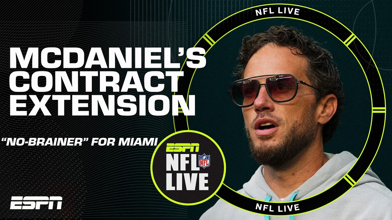 Mike McDaniel's contract extension was a no-brainer for the Dolphins! 🧠 ...