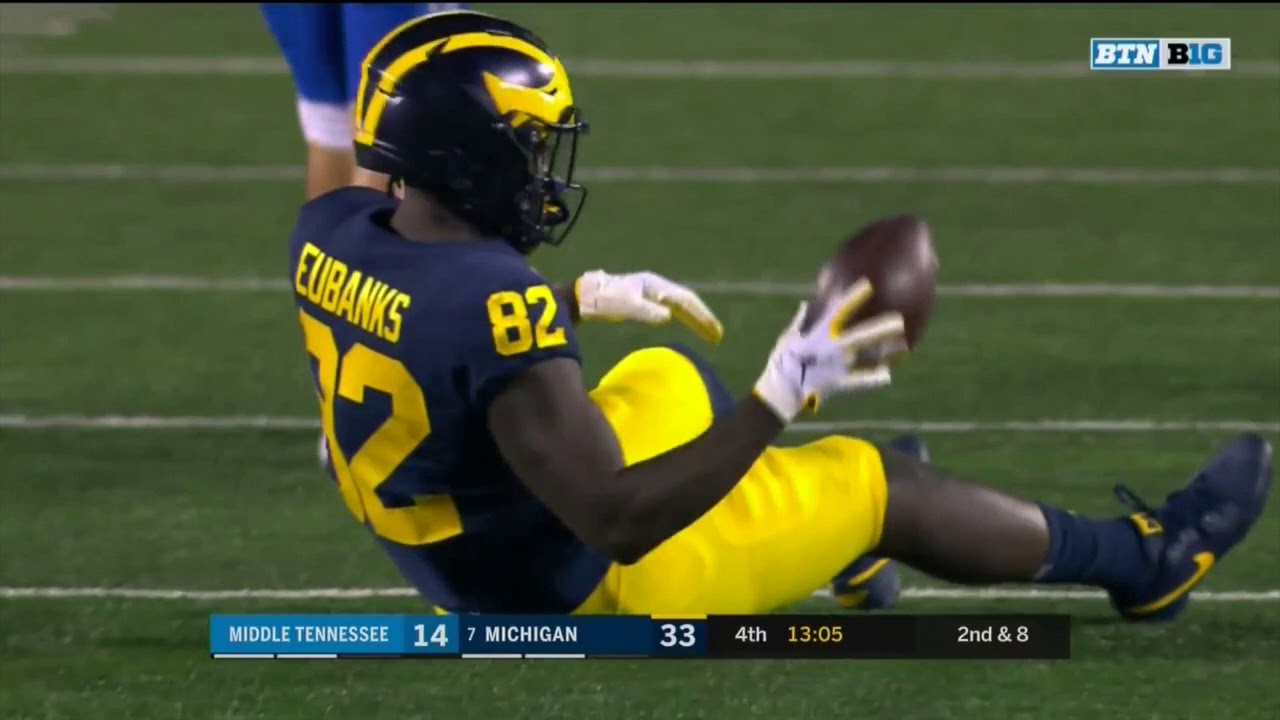 Dylan McCaffrey Every Pass/Catch/Run sans Wisconsin - YouTube