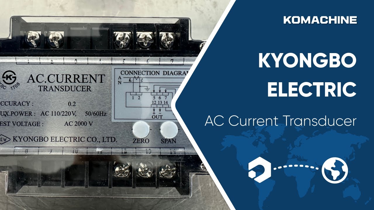 KYONGBO ELECTRIC / AC Current Transducer (TA-1A2) / INV-05055 - YouTube