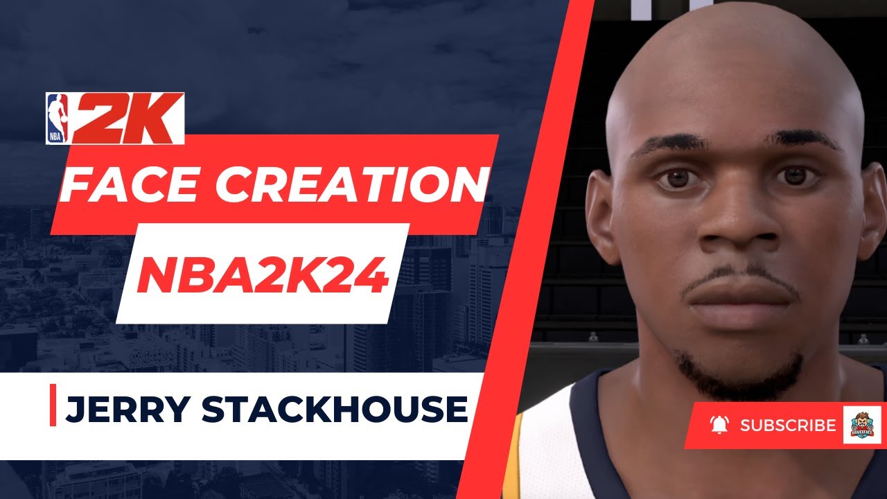 NBA 2K24 Jerry Stackhouse Face Creation - YouTube