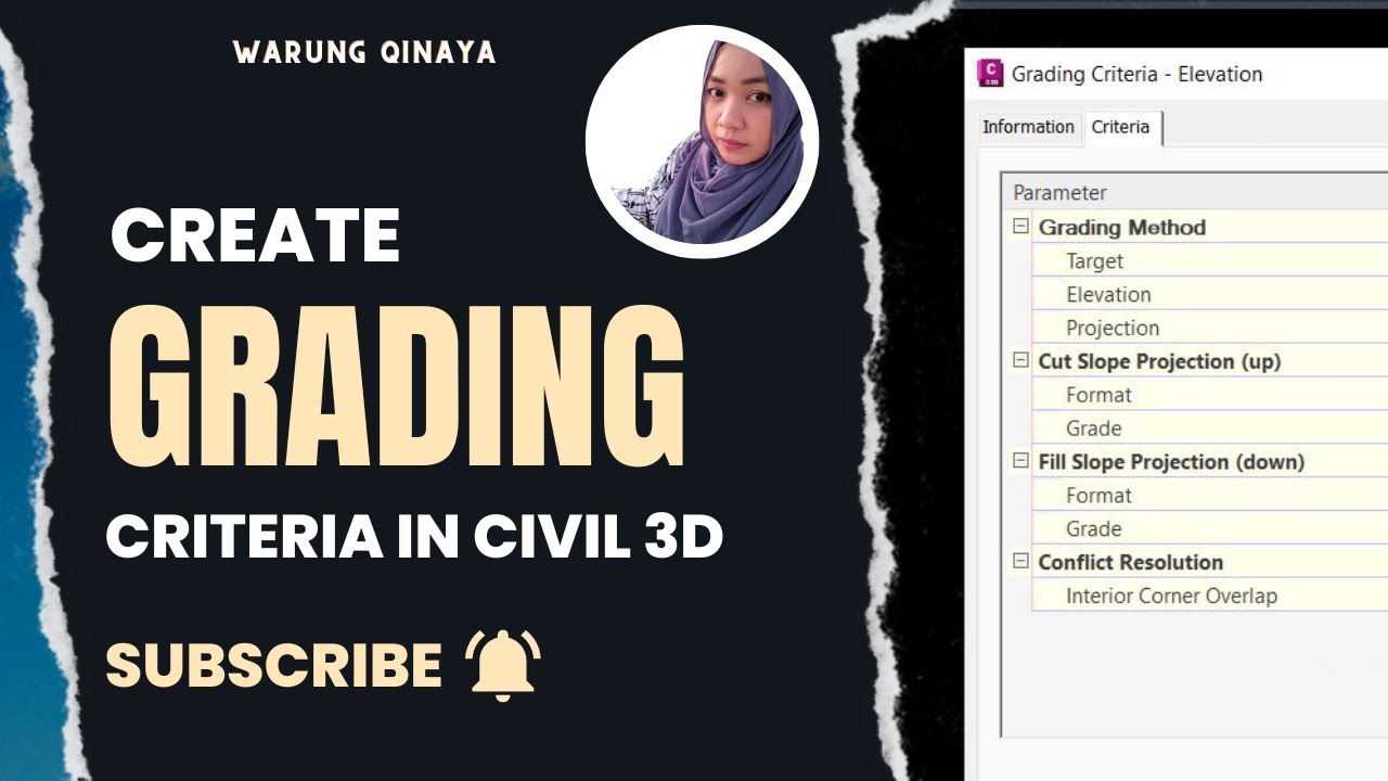 Create Grading Criteria In Civil 3D - YouTube