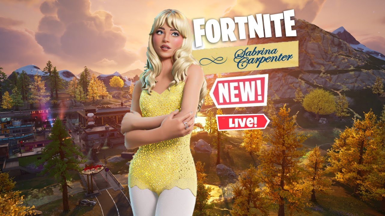🔴 FORTNITE LIVE - SABRINA ICON SKIN IN SHOP TOMARROW - YouTube