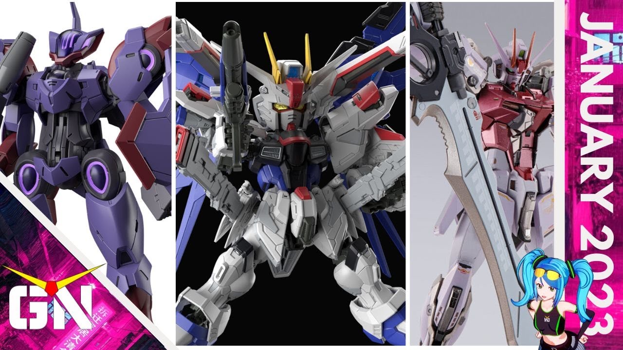Gunpla LineUp January 2023 - YouTube