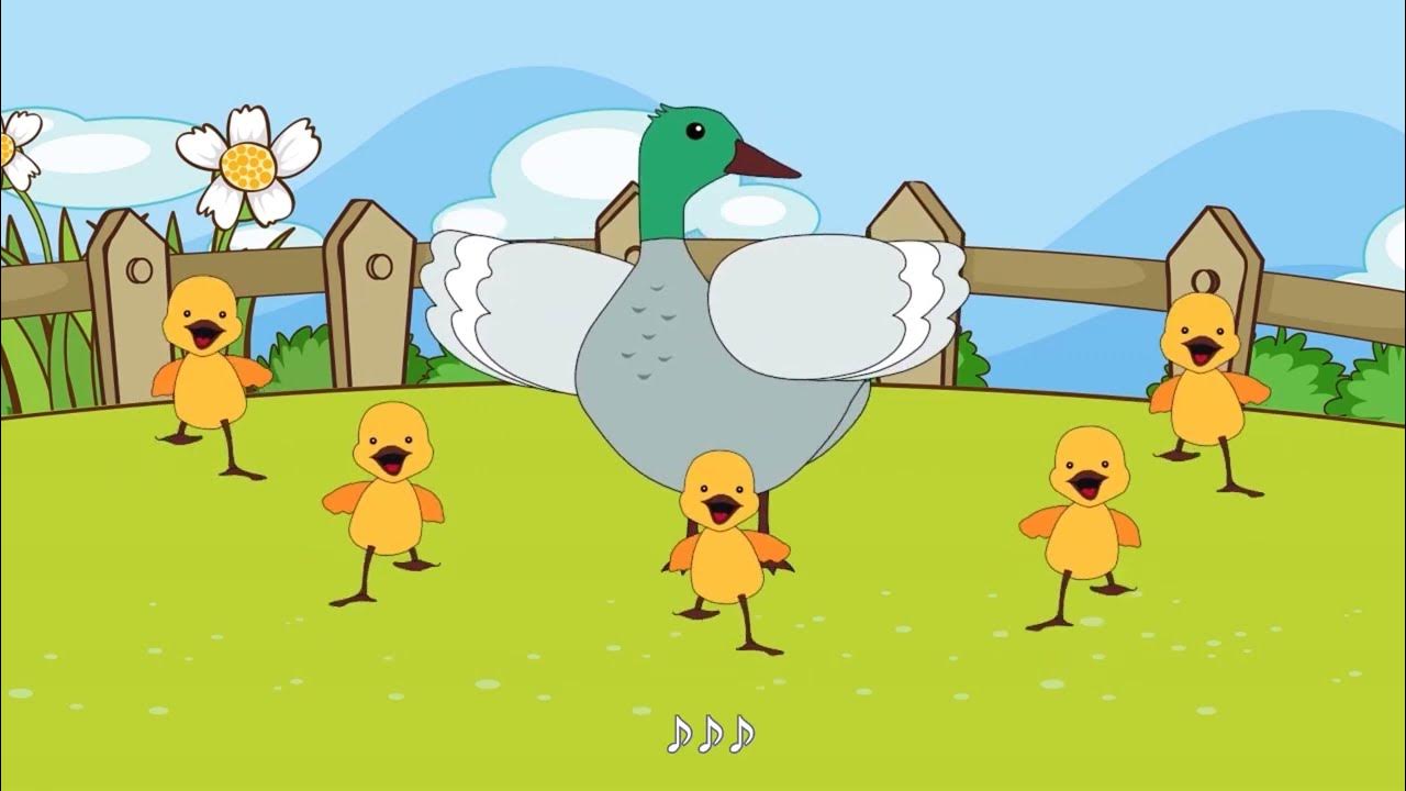 5 petits canards ( Cinq petits canards ) Chanson pour enfants, five ...