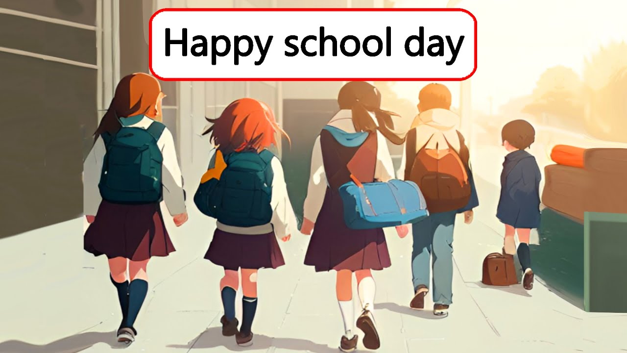 Improve your English (Happy school day) | English Listening Skills | Speaking Skills Everyday ...