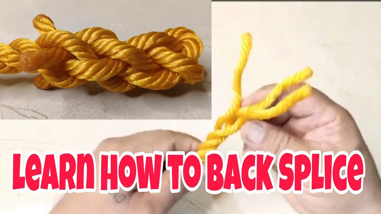 Easiest Way to Make Back Splice - YouTube