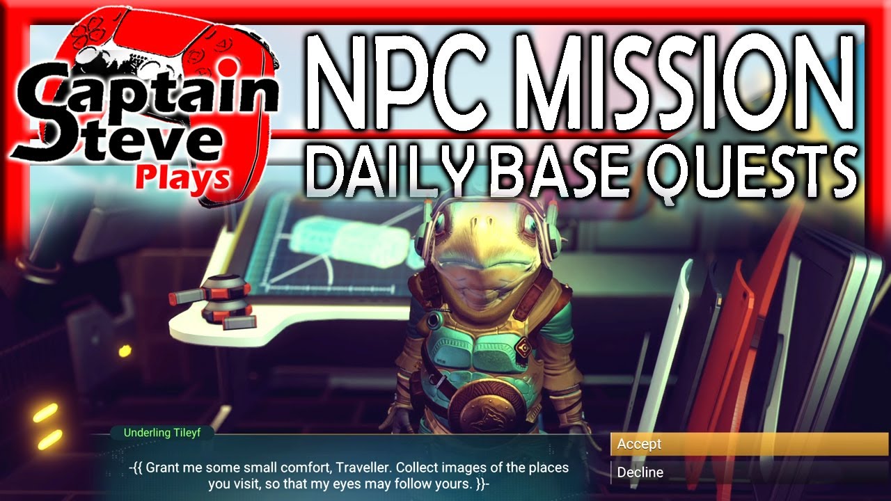 No Man's Sky Base Terminal Mission Running Archive NPC Given Quests NMS ...