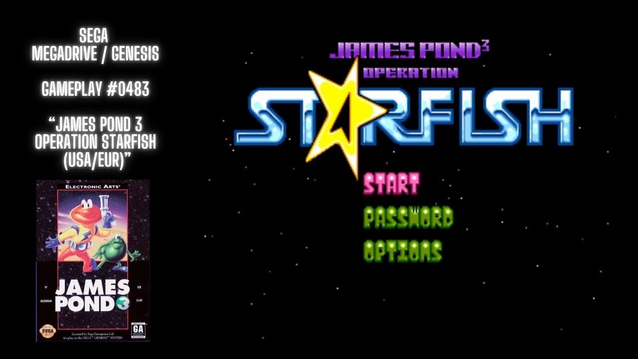 James Pond 3 : Operation Starfish (USA/EUR) (Megadrive / Genesis ...