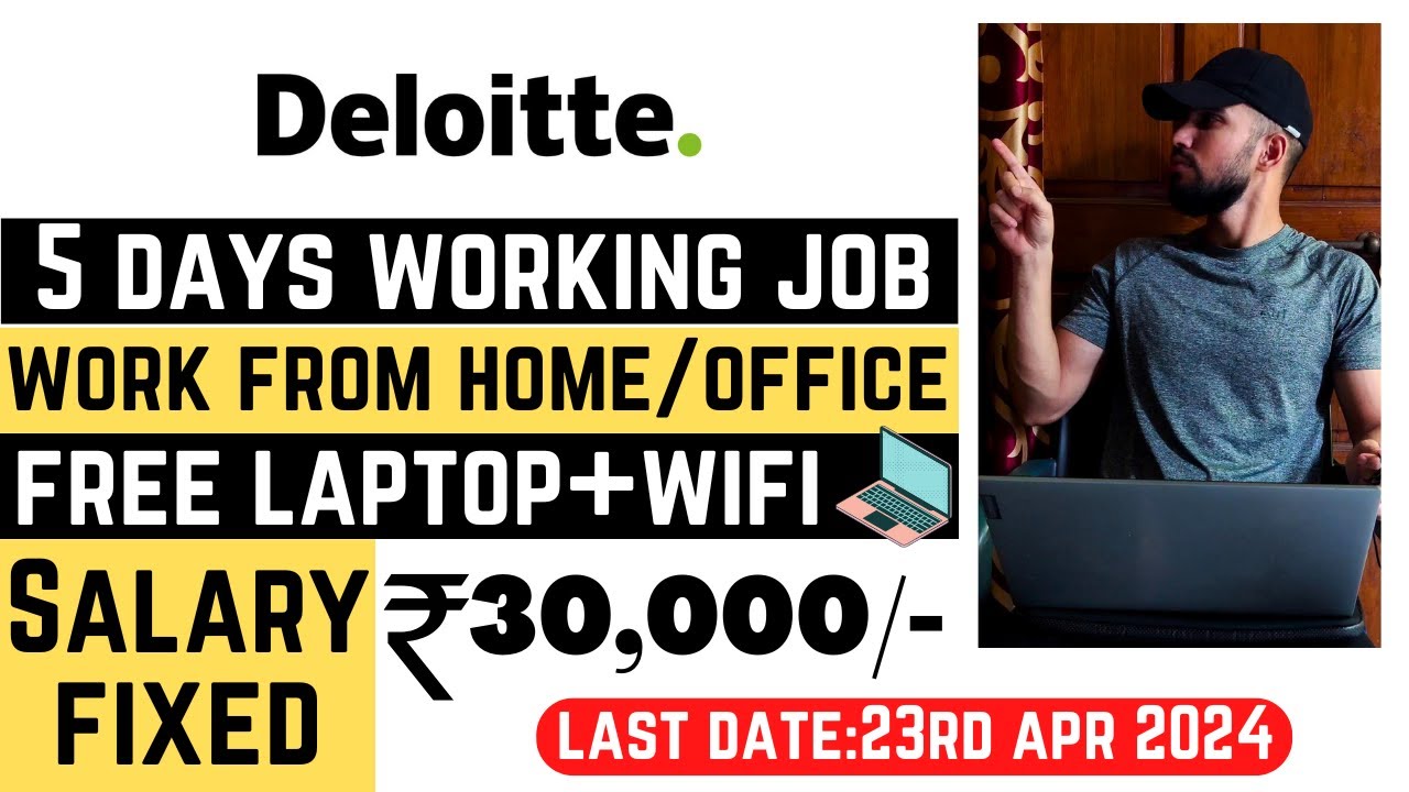 Deloitte Latest Hiring Freshers | Hybrid Work From Home Job | Free ...
