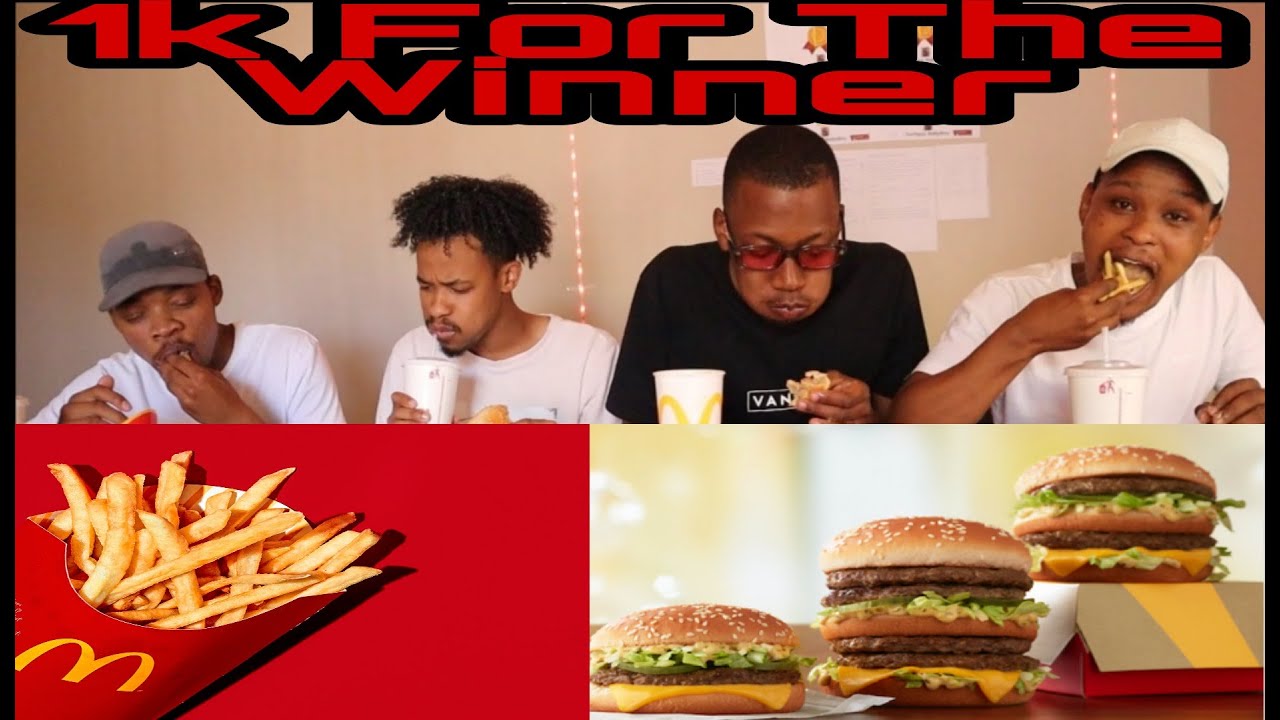 1k For Whoever Finishes A Big Mac The Fastest||ft @Techguy_babyboy ...