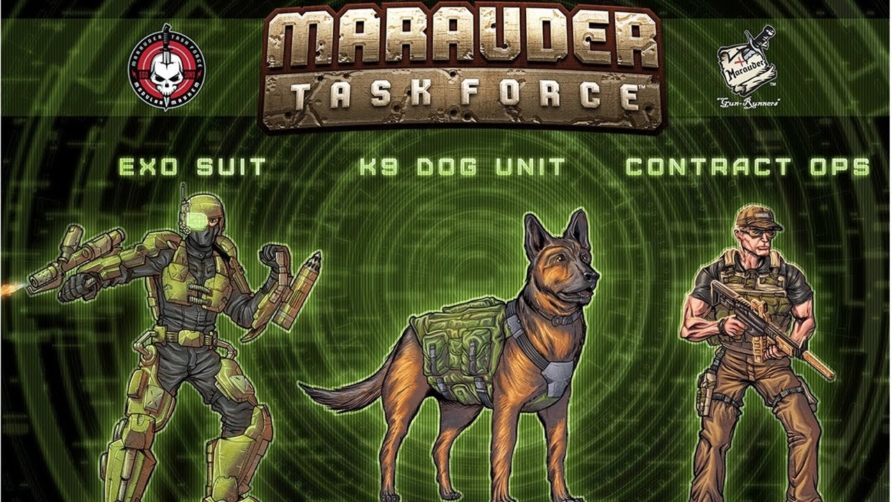 NEW Marauders Task Force K9 Dogs, Contract Ops, & Exo-Suits LIVE ...