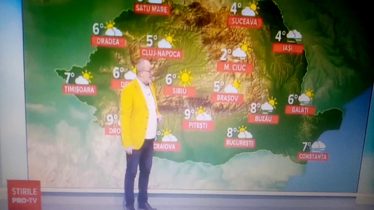 Busu Vremea Pro tv zăpadă 15.12 - YouTube