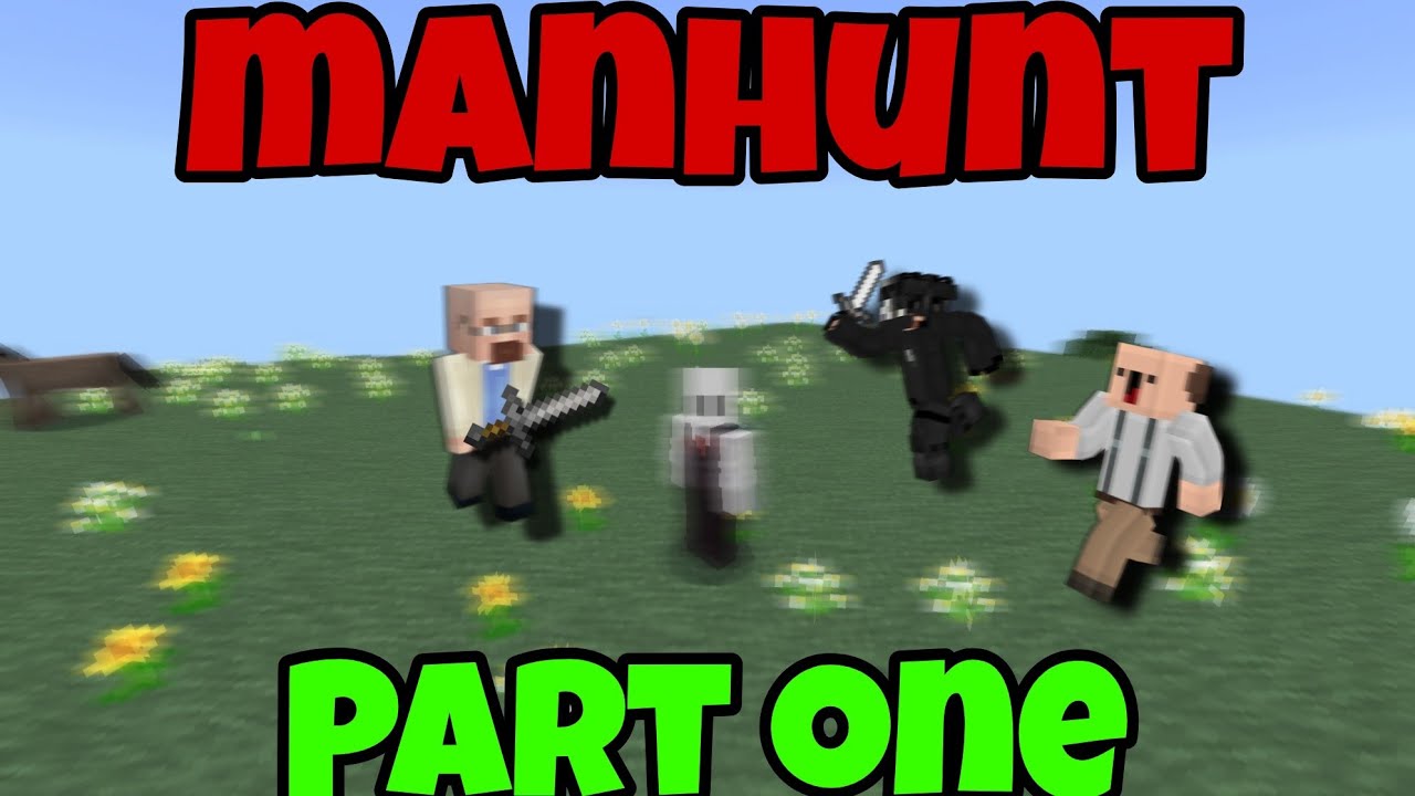 FeeDStunz Minecraft Man Hunt Part One (1v3) - YouTube