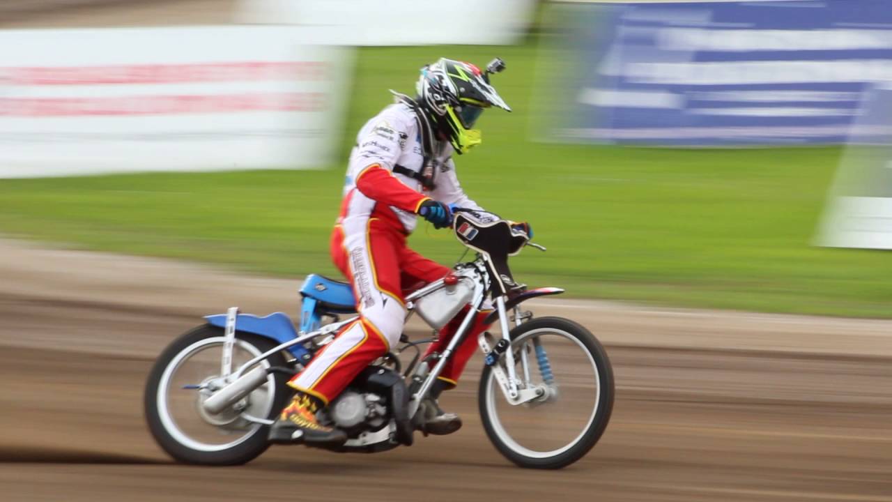 Spjut Racing 85cc speedway practice 2016 09 03 - YouTube