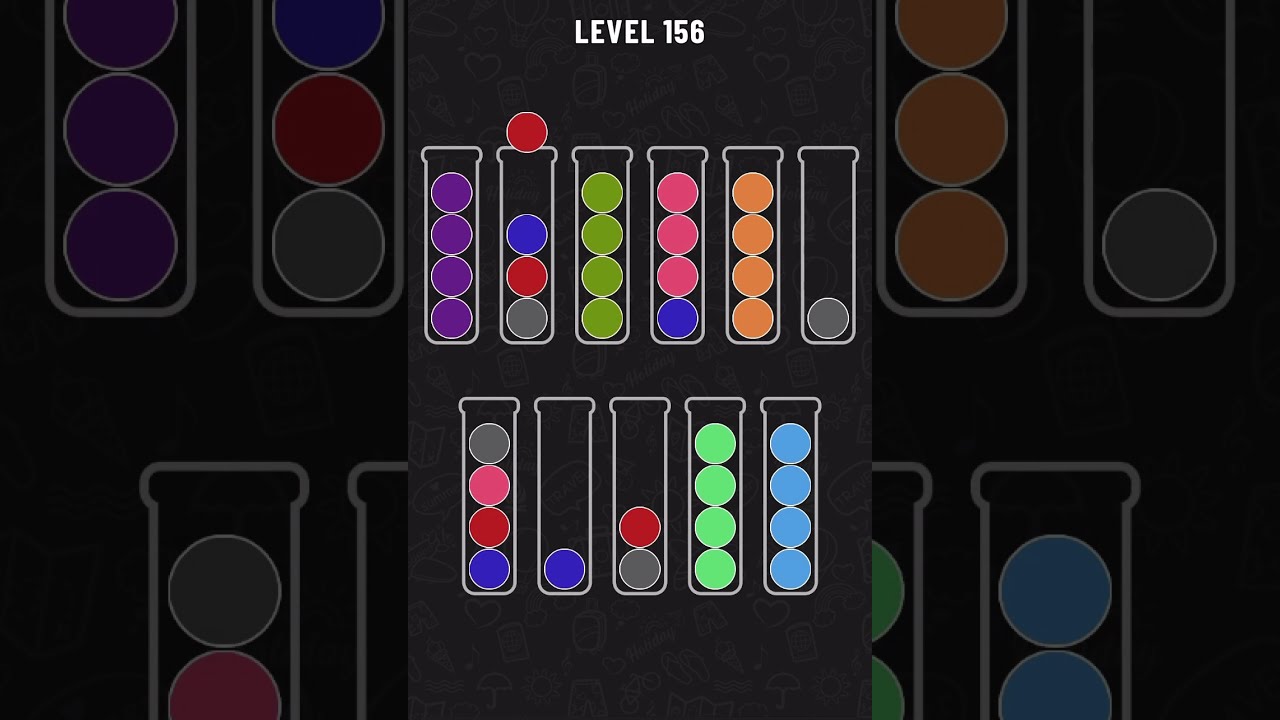 Ball Sort Puzzle Level 156 - YouTube