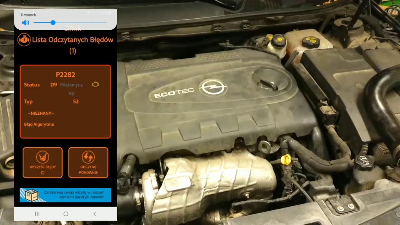 Insignia 2.0DTH brak mocy błąd P2282 / P2458 - YouTube