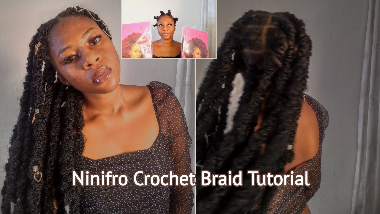How to make Ninifro crochet braid | Crochet Braid Tutorial | Diy | Nanu Ibeh - YouTube