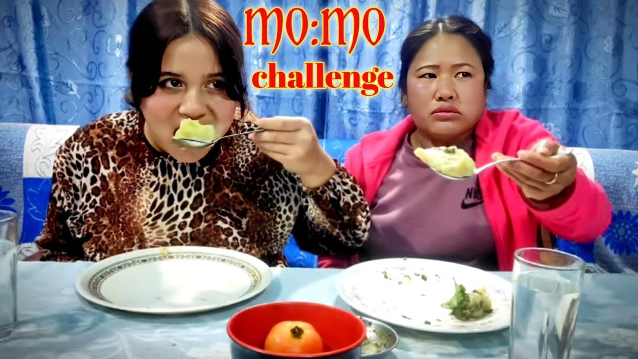 Momo eating challenge with interesting game😂||Nearly 🤮 - YouTube