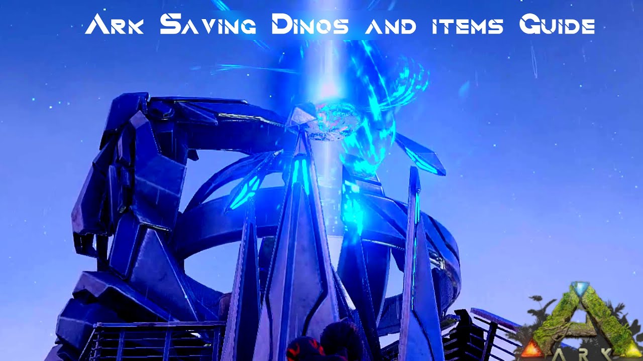 Ark Survival Evolved How to use a obelisk to save dinos and rare items ...
