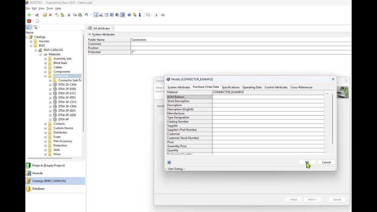 Step 1 Creating Components In Engineering Base - YouTube