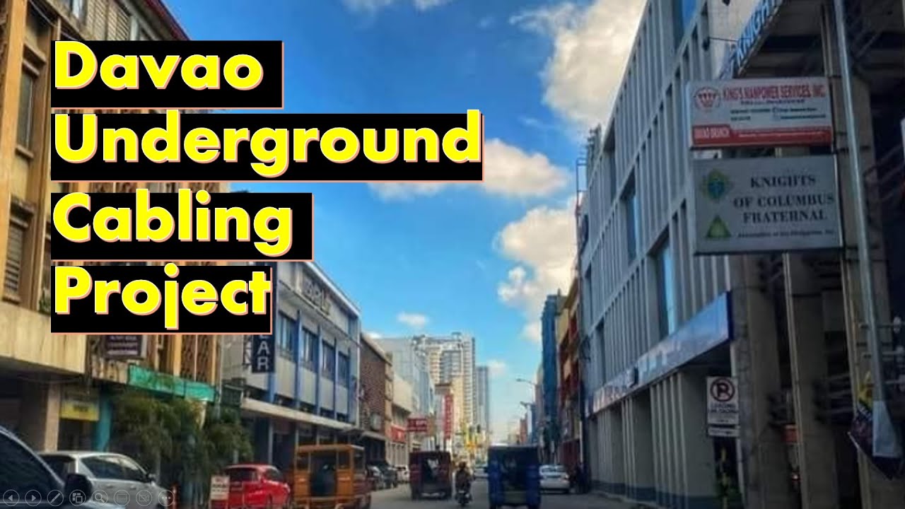 Davao City, Philippines Underground Cabling Project - YouTube