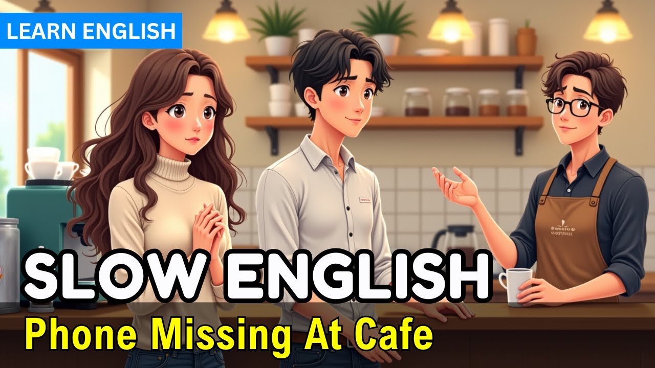 Phone Missing At Cafe | Daily English Conversation for Beginners ...