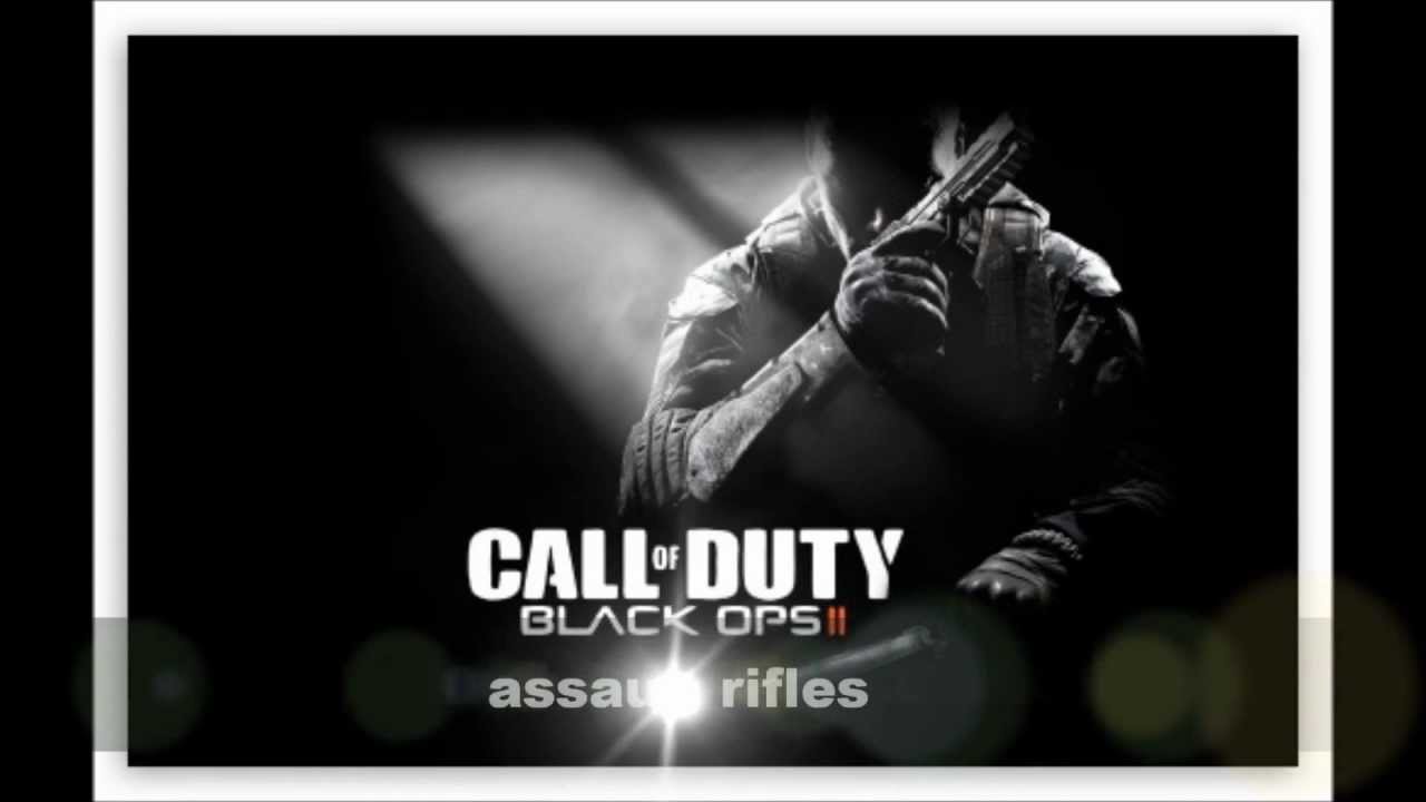 Call of Duty Black Ops 2 assault rifles - YouTube