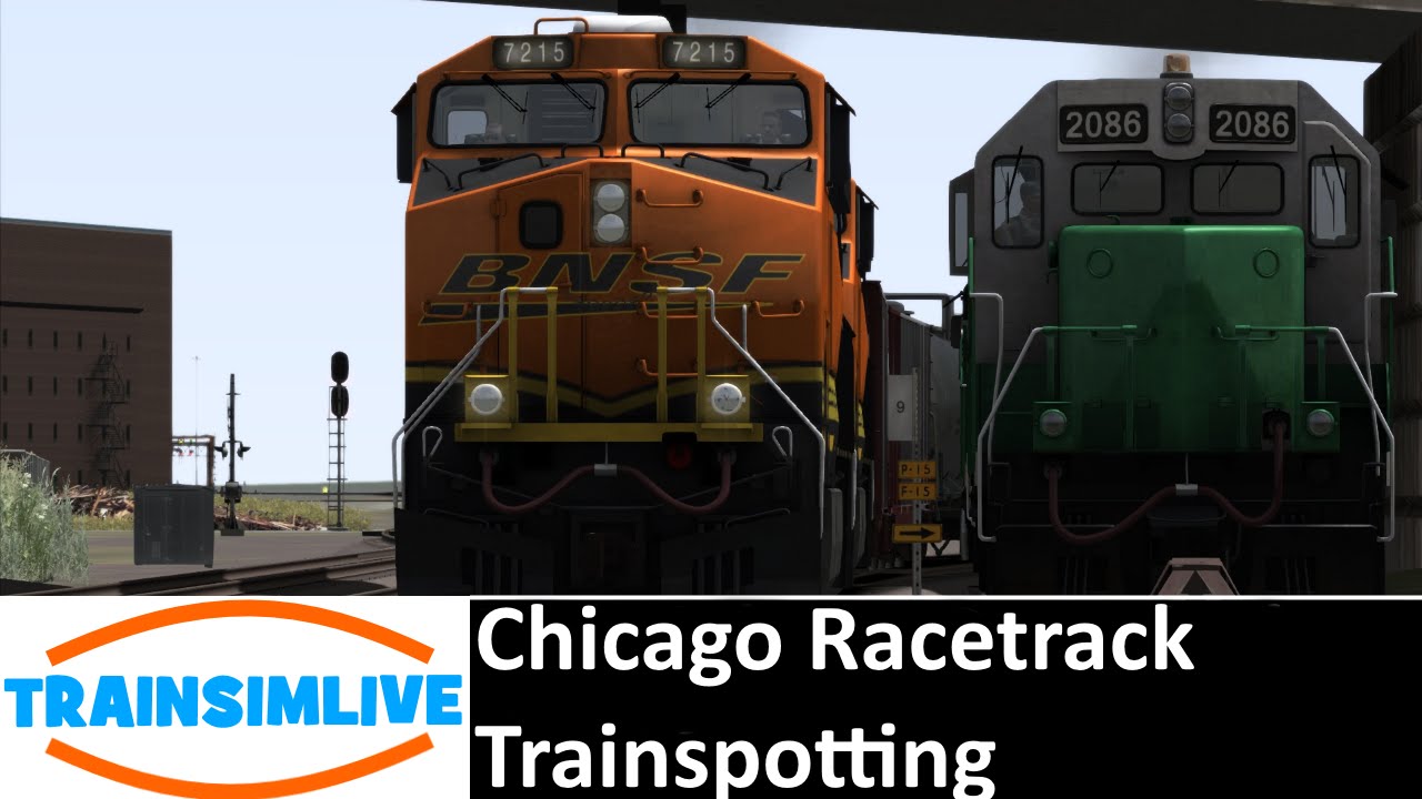 Let's Play Train Simulator 2016 - Trainspotting on Chicago Racetrack ...