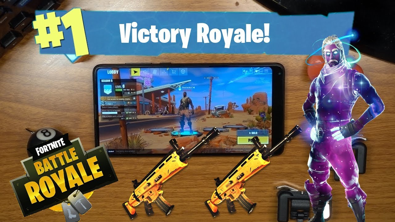 Fortnite Android Gameplay! Xiaomi Mi Mix 2s. - YouTube