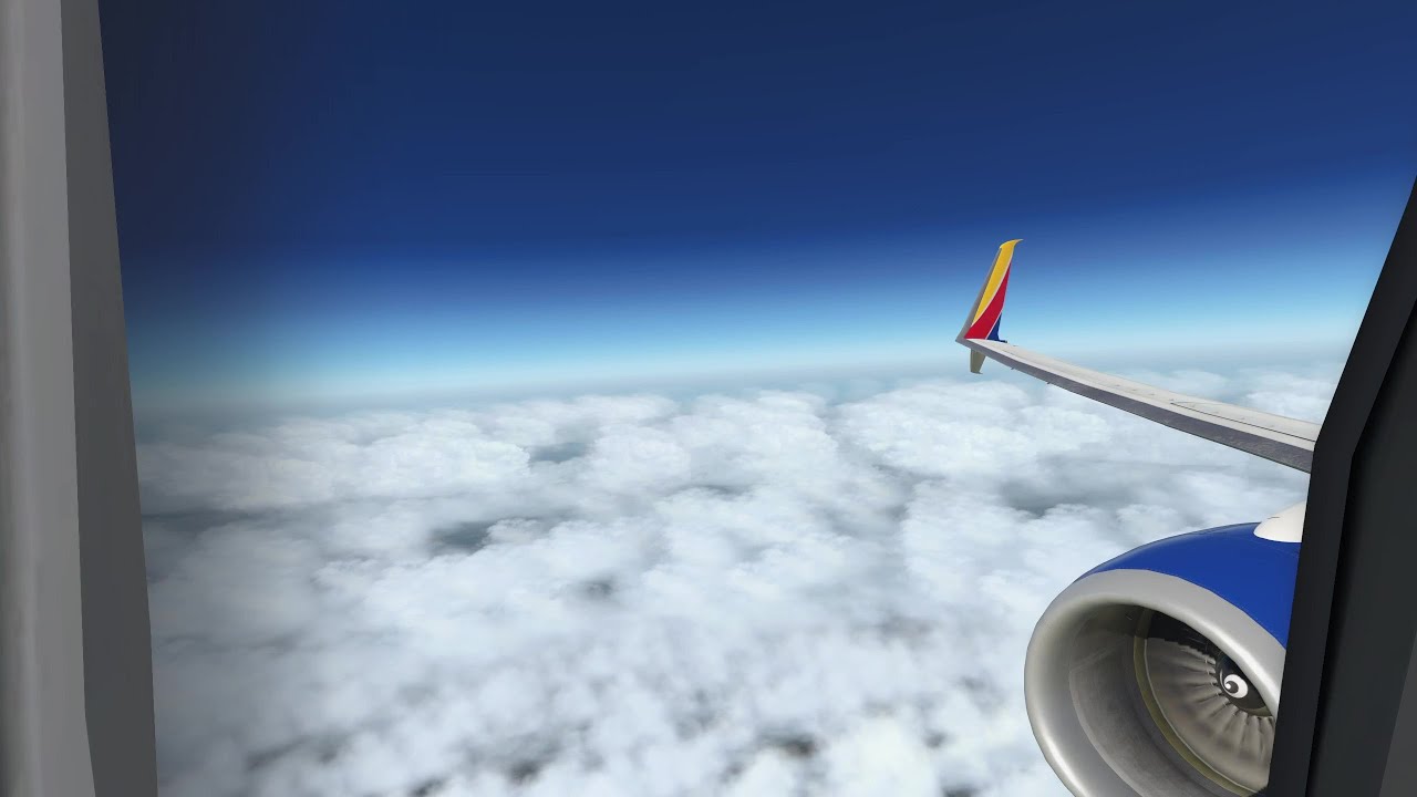 ASMR| X Plane 11 Zibo 737 KDFW-KPHX| Full Flight Wing View| Southwest ...