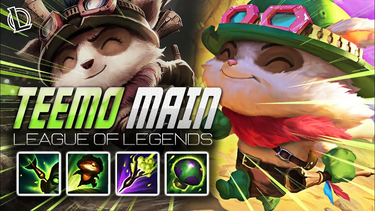 TEEMO MONTAGE - TEEMO MAIN | Ez LoL Plays [60 FPS] - YouTube