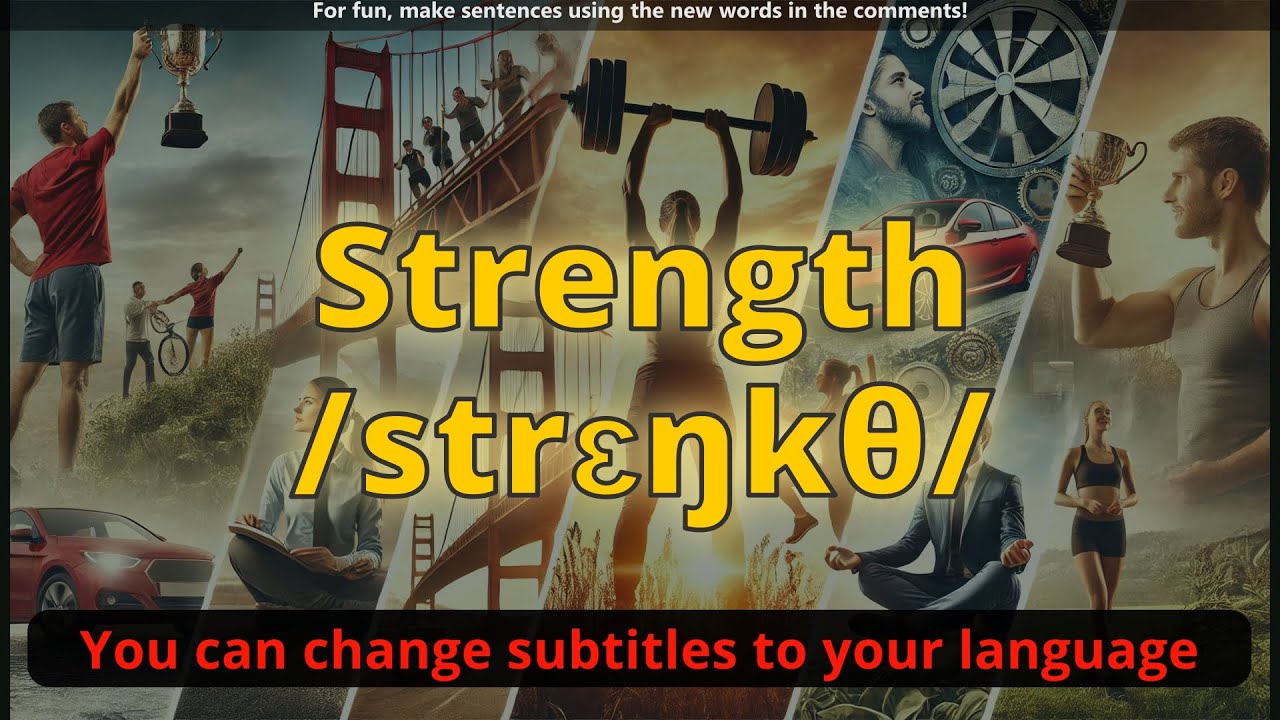 Strength meaning with 5 examples - YouTube