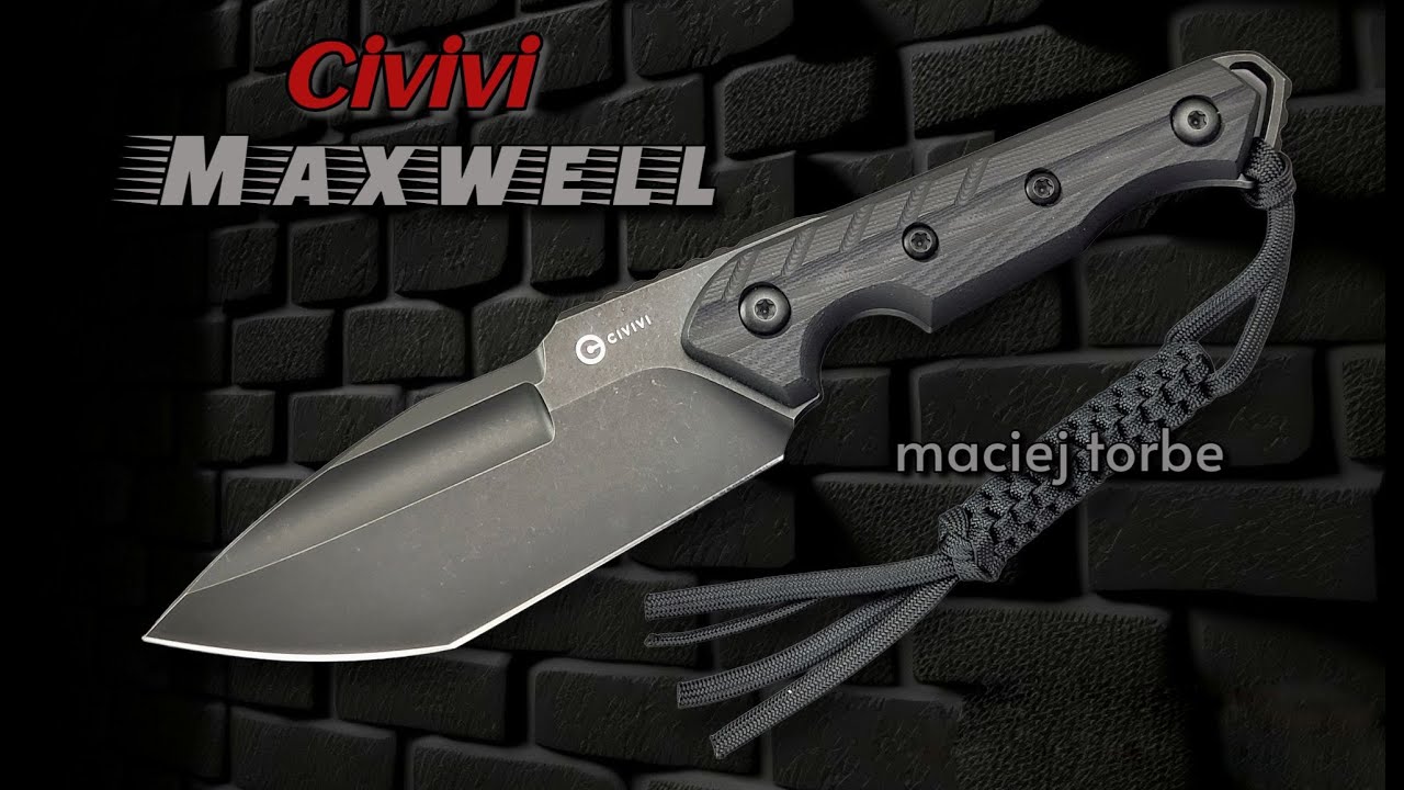 Civivi Maxwell: New Tactical Fixed Blade EDC Tanto! - YouTube
