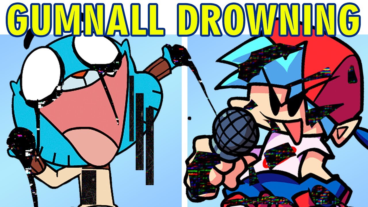 Gumball Drawning & Darwin Watterson VS Friday Night Funkin + Amazing ...