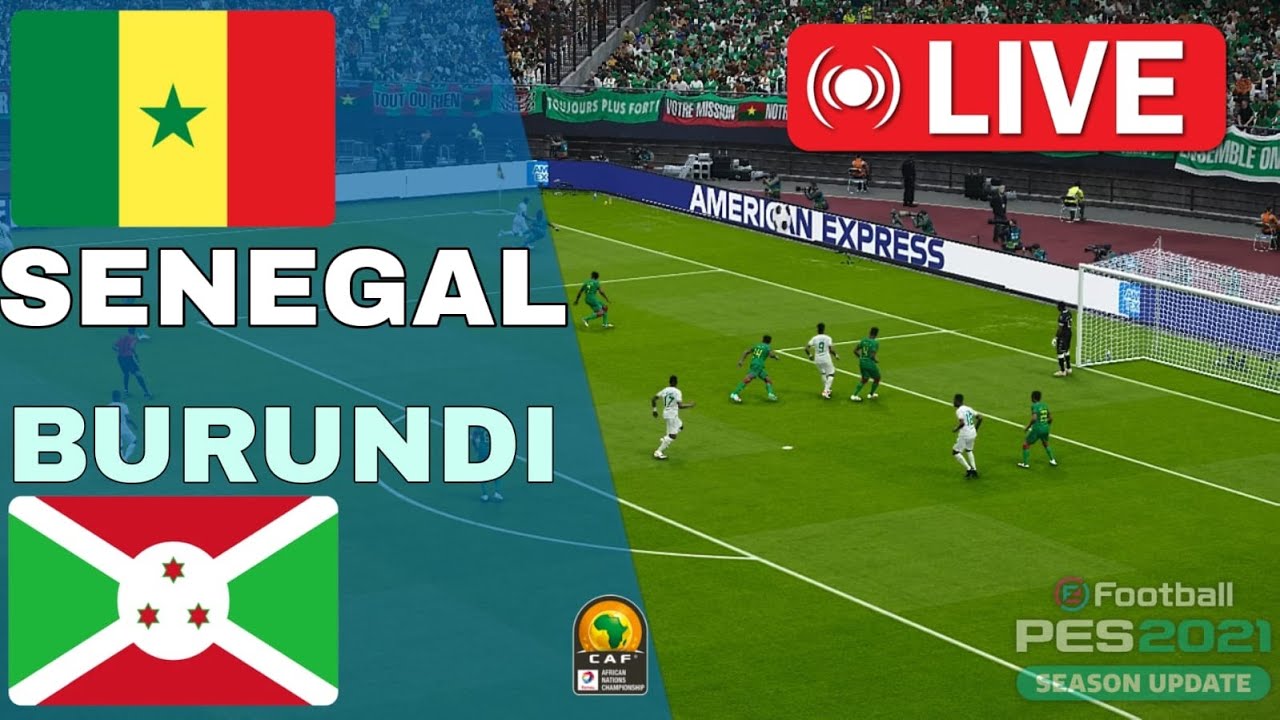 Senegal vs Burundi LIVE 🔴 Africa Cup of Nations, Qualification ⚽ LIVE ...