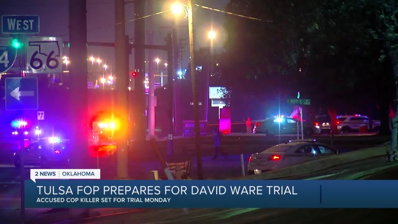 Tulsa FOP Prepares For David Ware Trial - YouTube