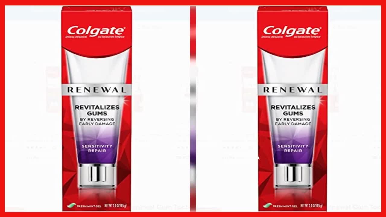 Colgate Renewal Gum Toothpaste, Sensitivity Repair, Fresh Mint Gel ...