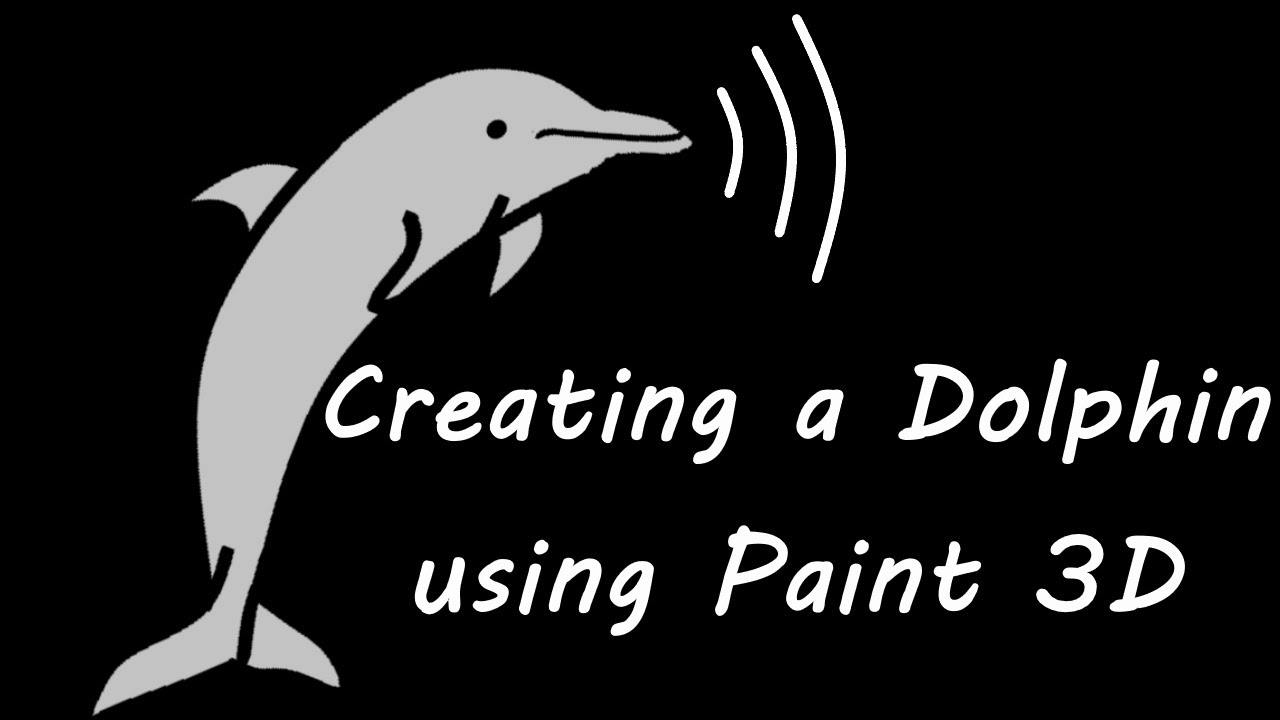 Creating a Drawing of a Dolphin Leaping out of the Ocean with 2D shapes ...