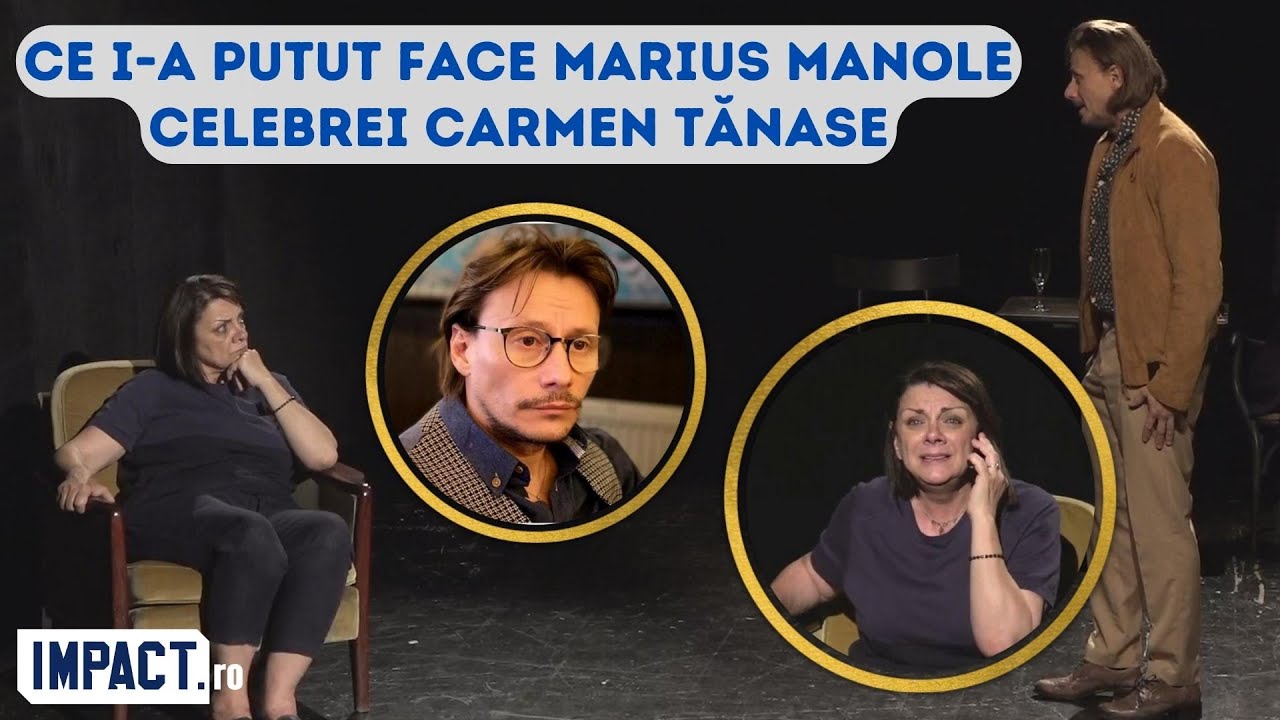 Ce i-a făcut Marius Manole lui Carmen Tănase pe scenă, în timpul unui ...