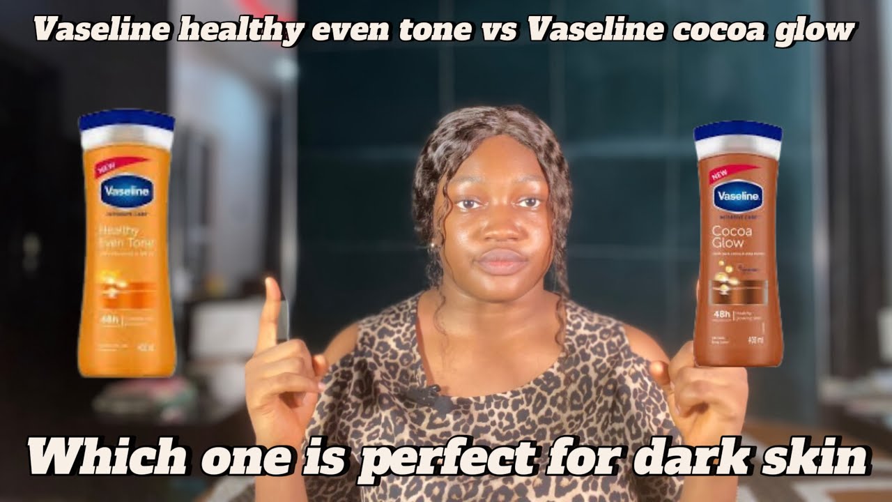 Glowing & brightening lotion for dark&caramel: Vaseline healthy even ...