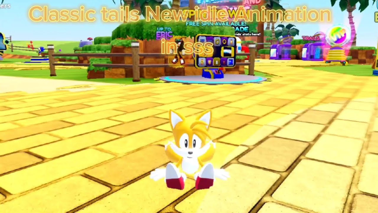New classic tails idle Animation in sss - YouTube