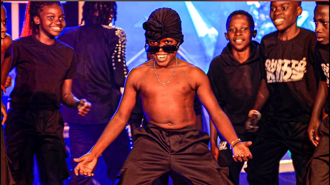 A 10 years old African Talent Triplets ghetto kid breaking the Africa's ...