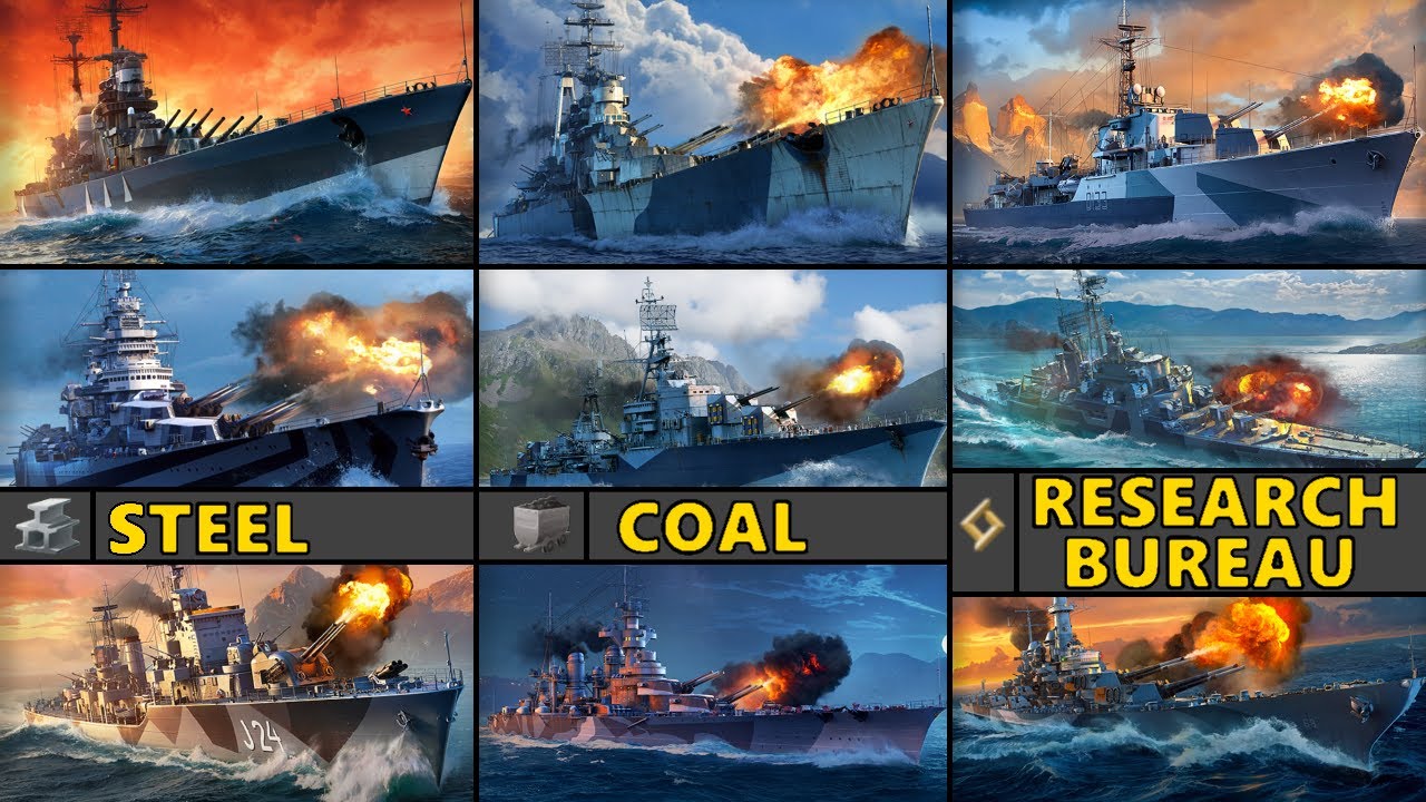 Armory Ships - Summary of Each Ship at T10 and T9 - YouTube