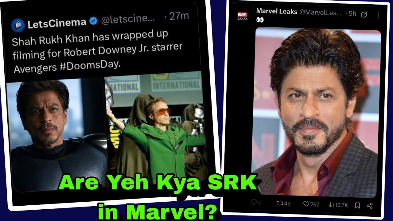 SRK in Marvel Avengers Doomsday? - YouTube