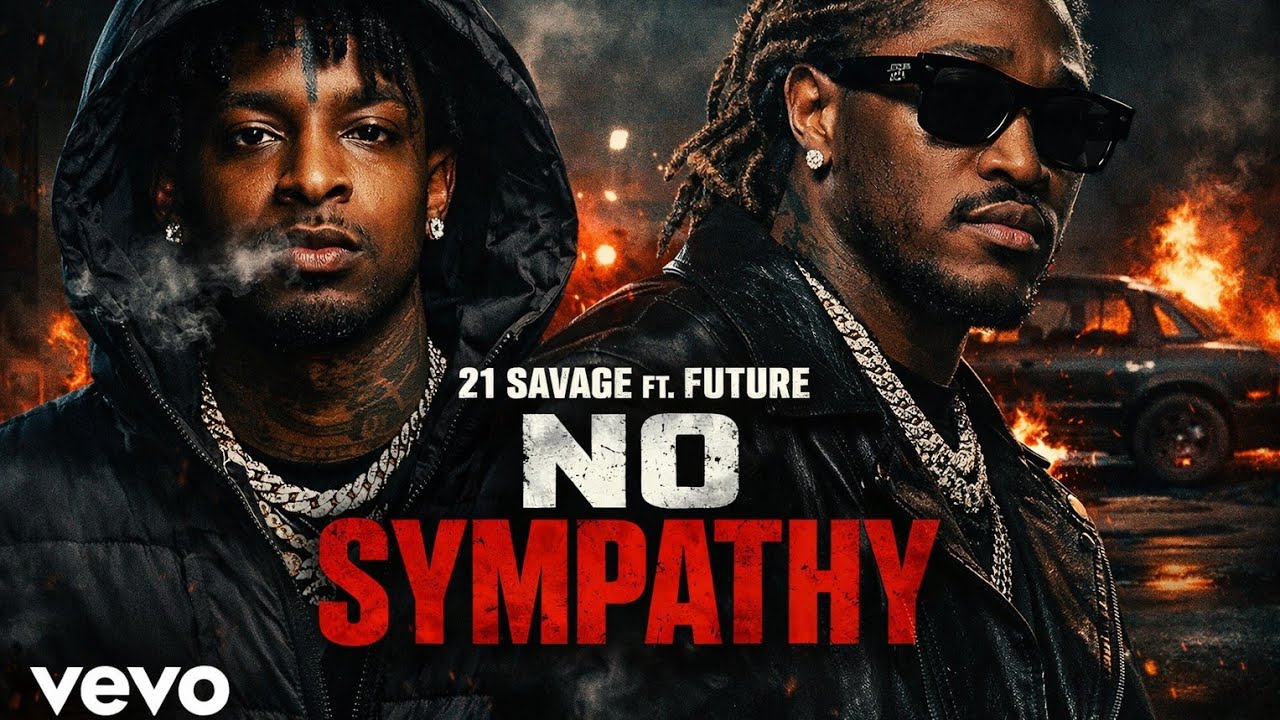 21 Savage ft Future- NO SYMPATHY (official music lyrics video 2026 ...